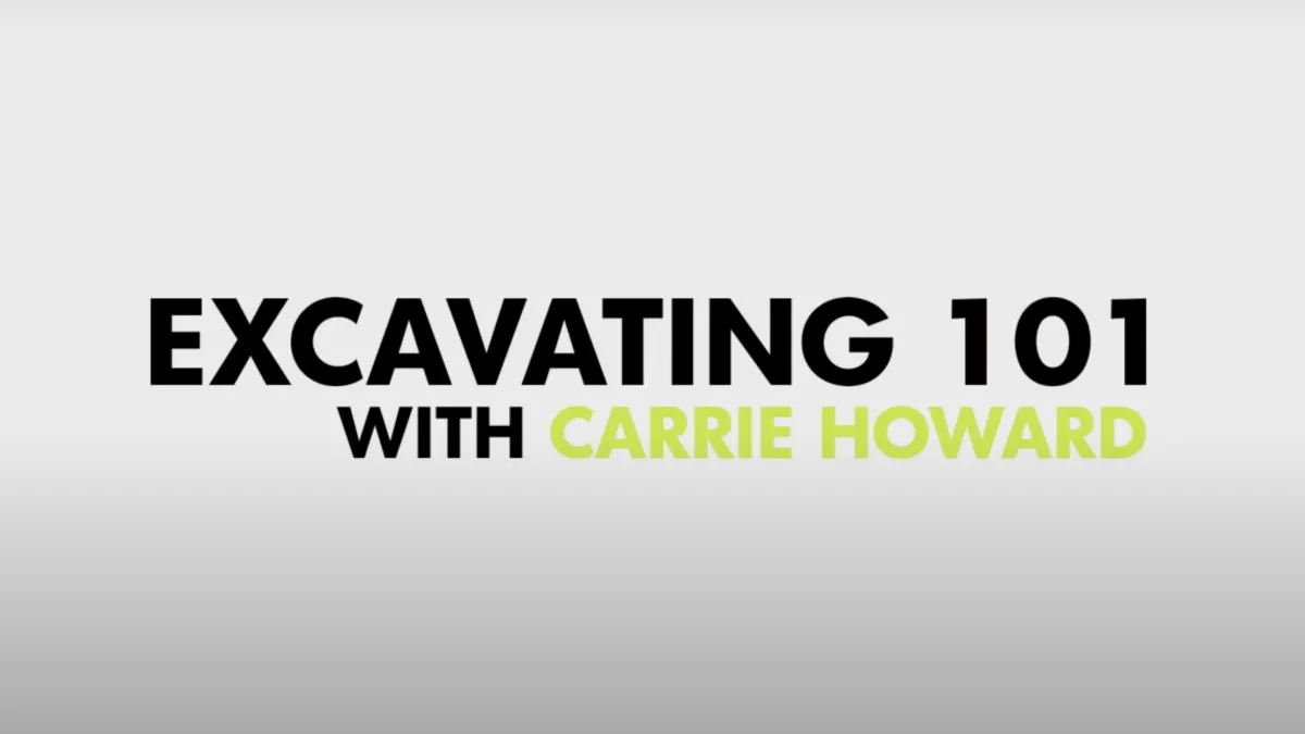 Excavating 101 With Carrie Howard Natural History Museums Of Los